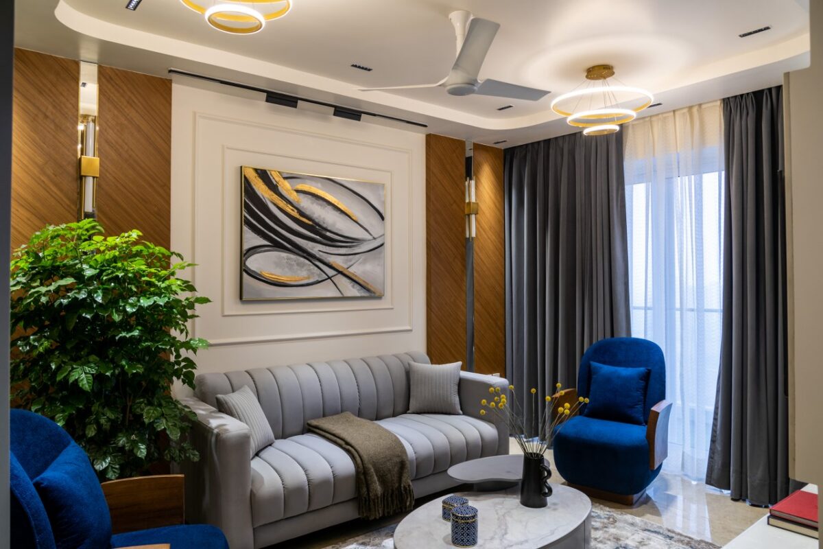 This 1500 Square Feet House Is A Reflection Of Pure Blues, Grays, And ...