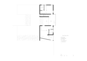 The H-Shaped House Plan Has A Communal And Private Spaces | Malabar ...