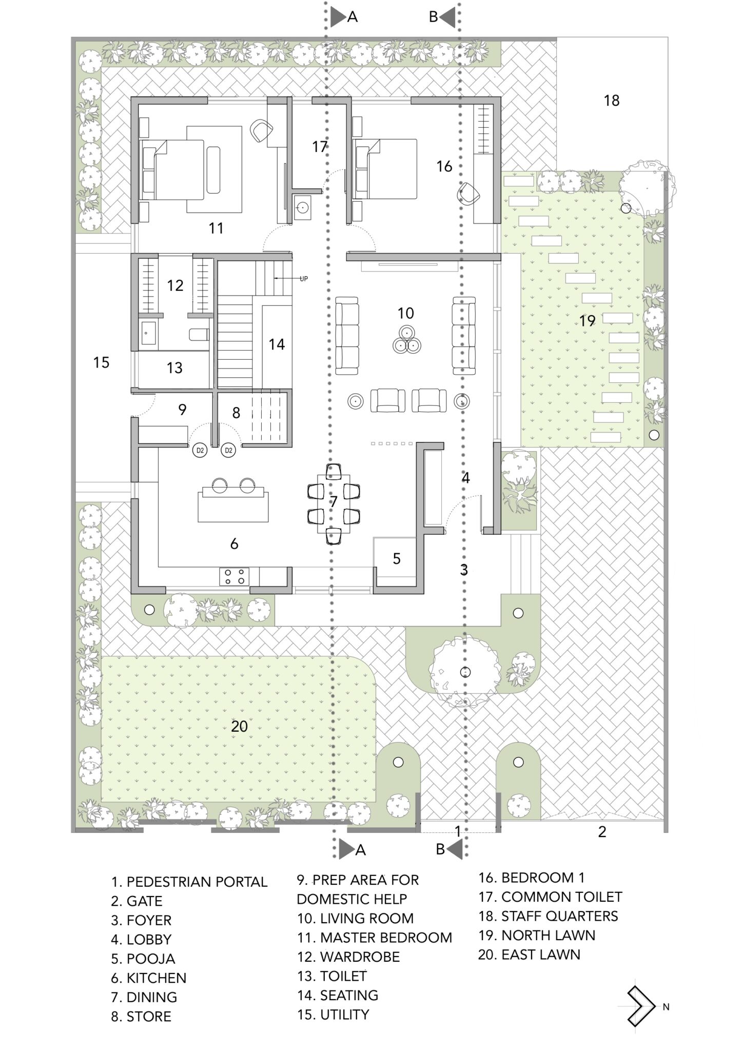 The House Facade Sits In A Picturesque Scene | Panji Associates - The ...