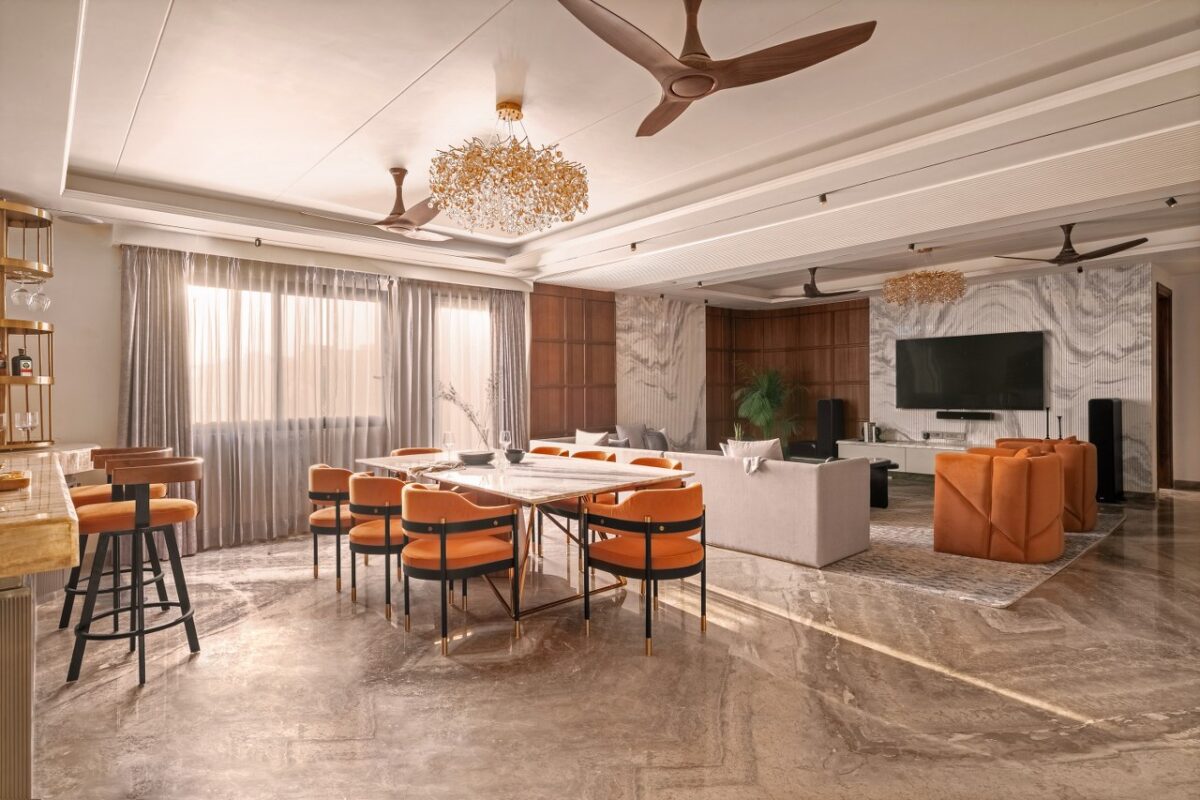 The Concept Of Modern Classic Interior Design Was Used In This ...