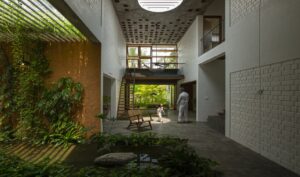 This Concrete House Design Is Set In A Site Covered In Coconut ...