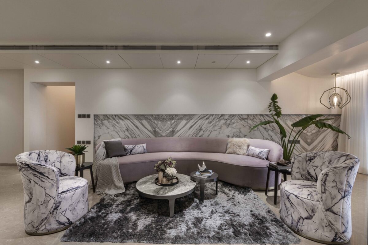 The Interiors Is A Deliberate Integration Of Marble Wall Design ...