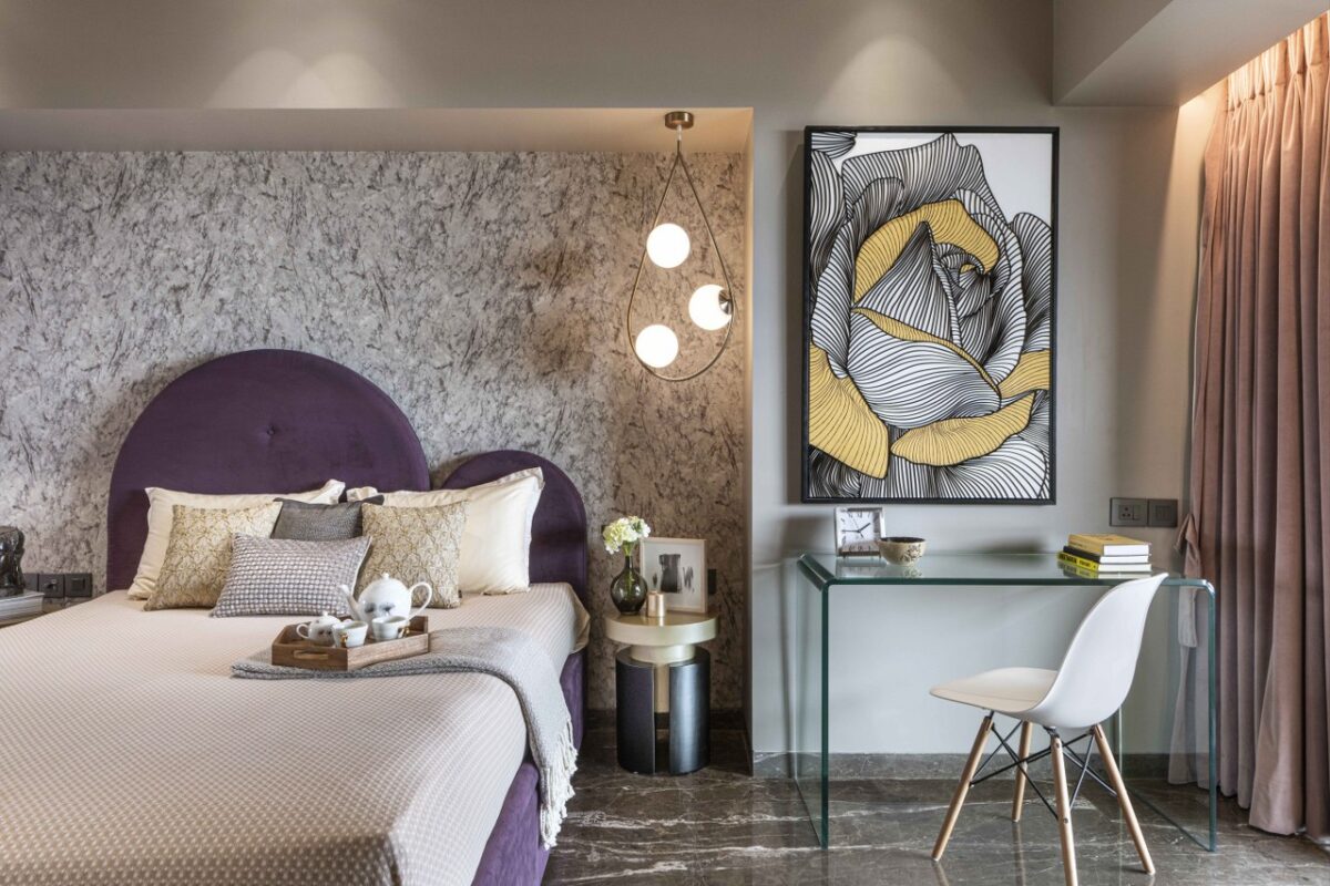 The Interiors Is A Deliberate Integration Of Marble Wall Design ...