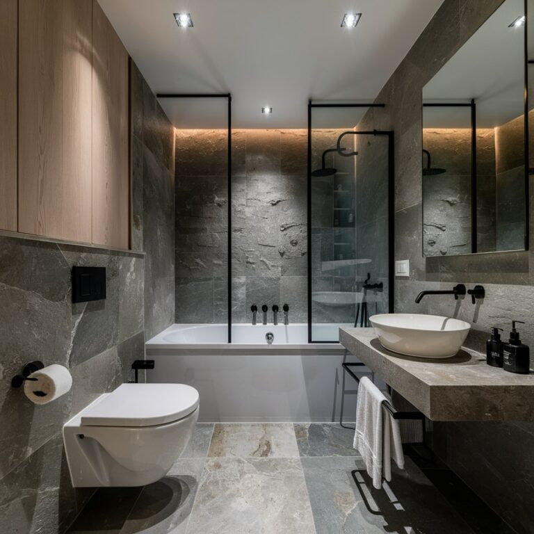 A Harmonious Modern Space That Exudes Sophistication and Artistic Flair ...