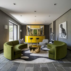 A Harmonious Modern Space That Exudes Sophistication and Artistic Flair ...