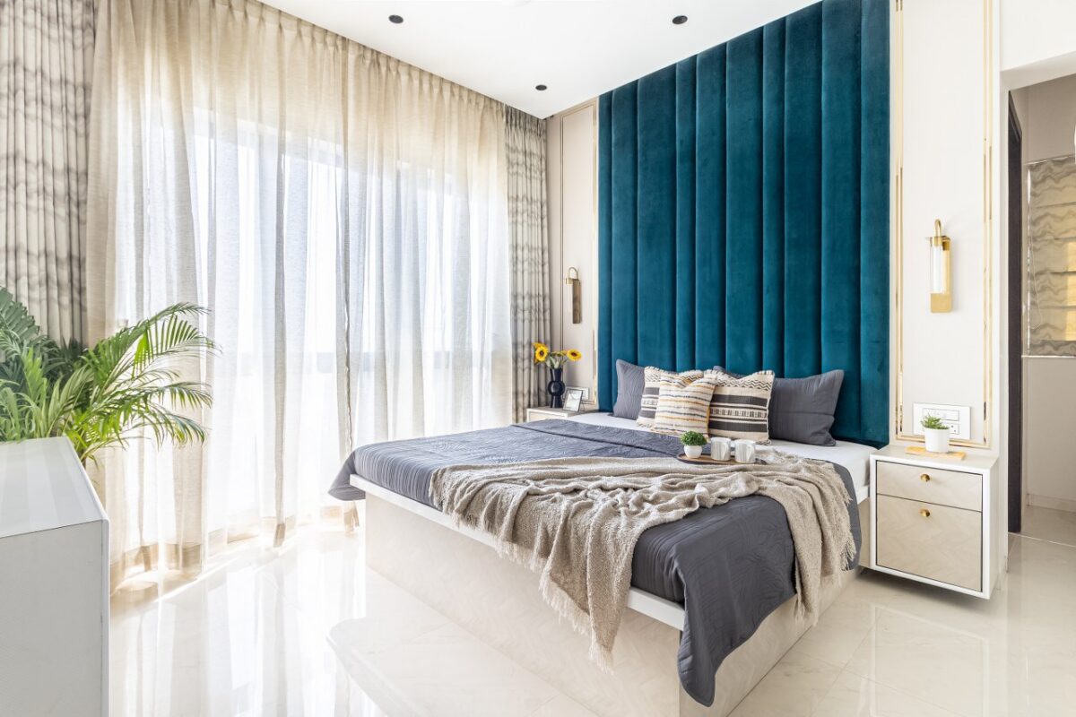 A Curated Interiors With A Pop of Color Sets A Cheerful Tone ...