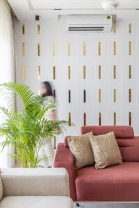 A Curated Interiors With A Pop of Color Sets A Cheerful Tone ...