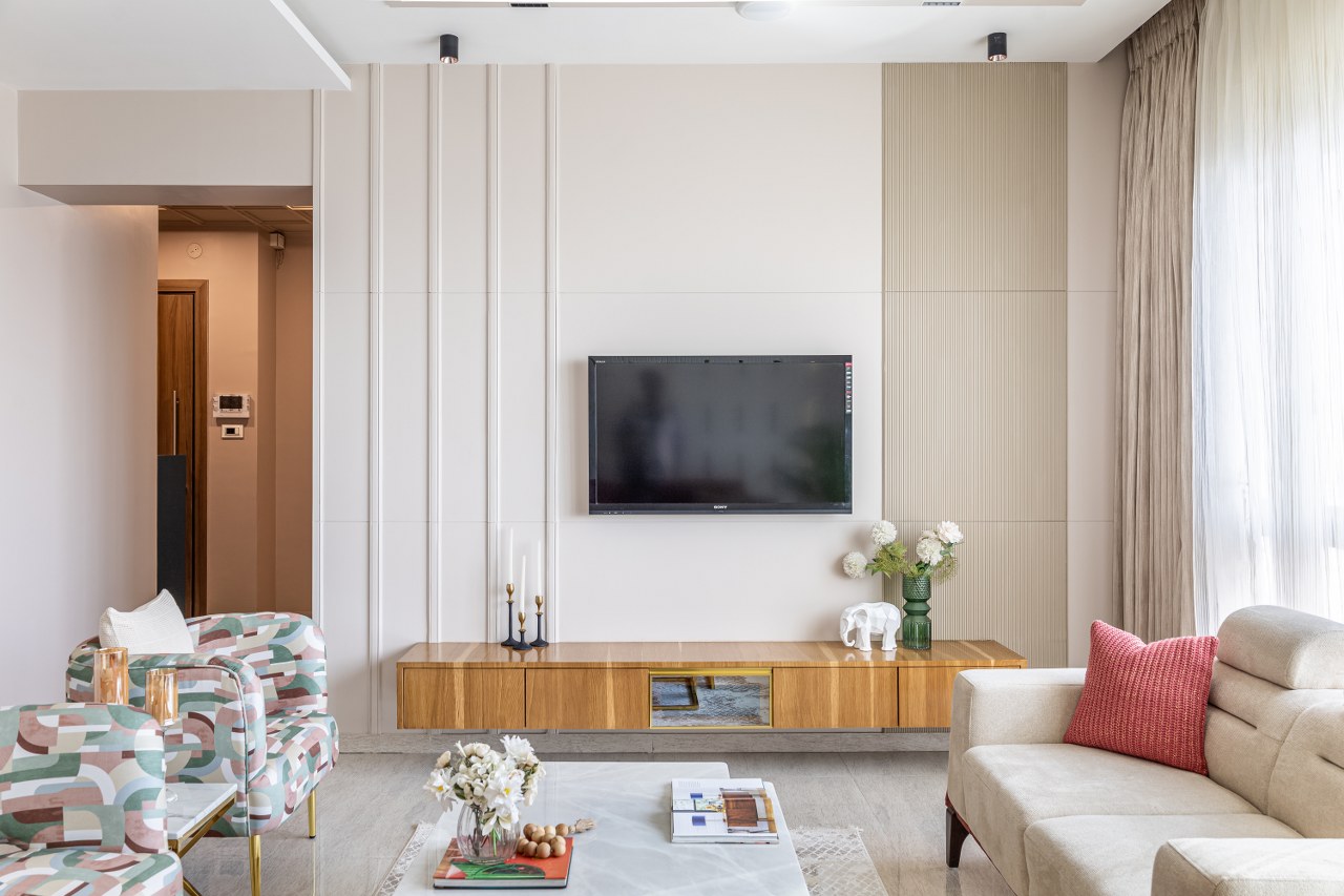 A Curated Interiors With A Pop of Color Sets A Cheerful Tone ...