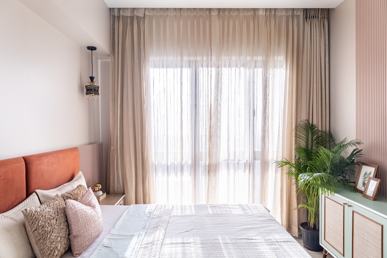 A Curated Interiors With A Pop of Color Sets A Cheerful Tone ...