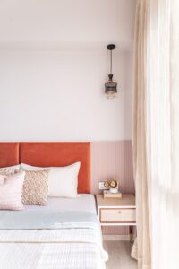 A Curated Interiors With A Pop of Color Sets A Cheerful Tone ...