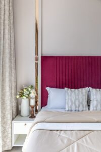 A Curated Interiors With A Pop of Color Sets A Cheerful Tone ...