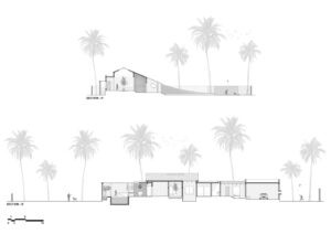 The Inclined Porotherm Block Jali Wall is an Entrance Portal ...