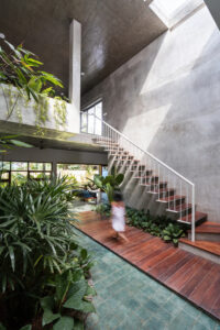 The Residence Exudes Unique Character With its Earthy Tones and Rat ...