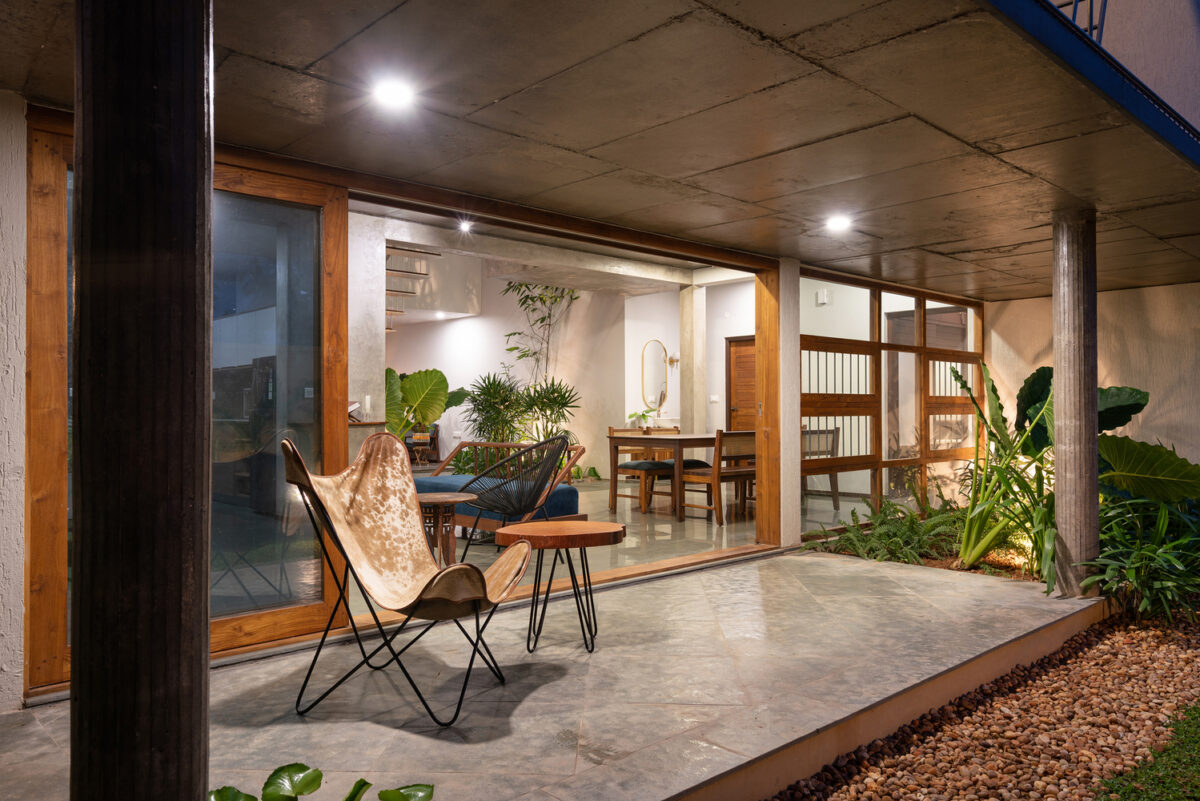 The Residence Exudes Unique Character With its Earthy Tones and Rat ...