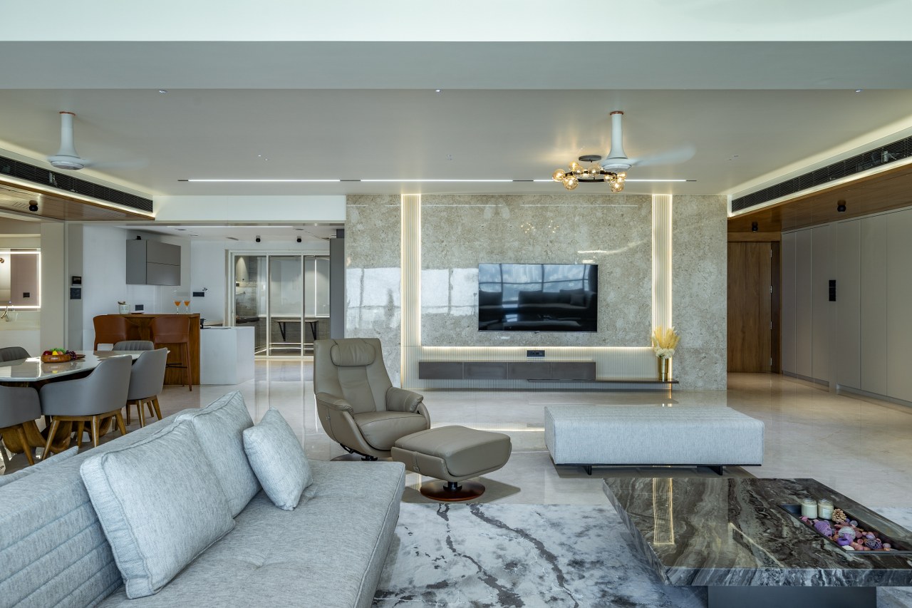 Apartment in Silver Heights Rajkot Captures The Essence of Minimalism ...