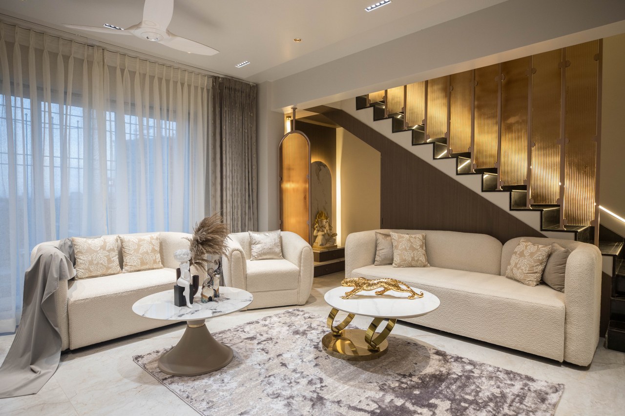 This Ultra Modern Duplex House in Panvel Exudes Opulence | Nirmaan Architects