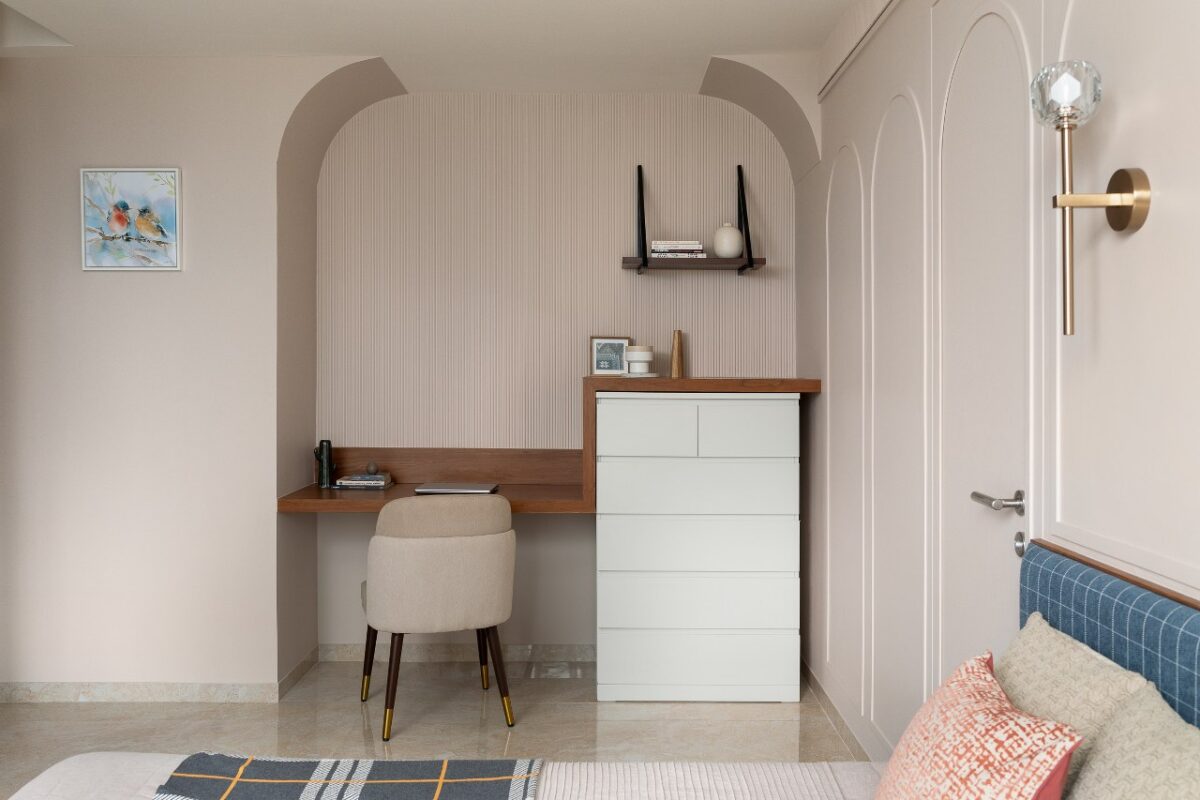 This 3bhk Flat Interior Design Infuses a Touch of South Indian ...