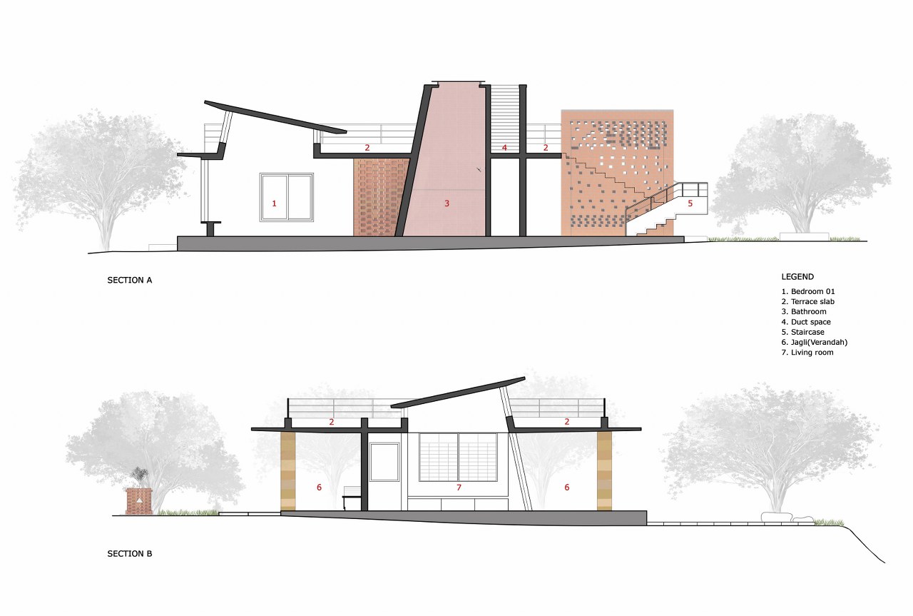 This L shaped House is an Exemplar of Contextual Regionalism | betweenlines