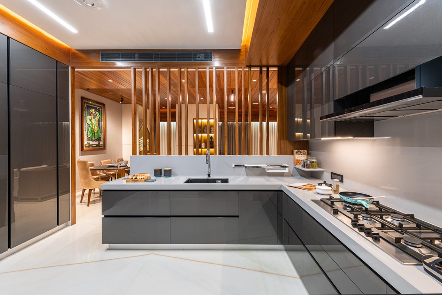 20 L-Shape Modular Kitchen Designs for Modern Indian Homes