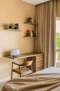 The Interior Of This Modern Indian House Design Has A Warm Earthy ...