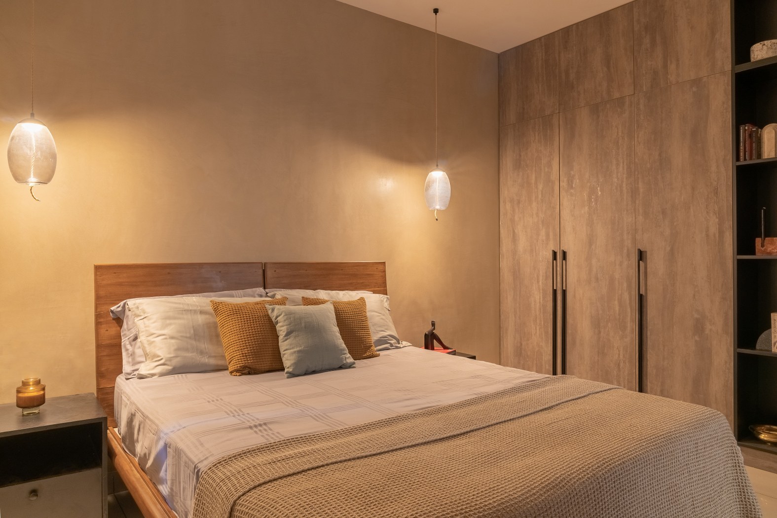 The Interior Of This Modern Indian House Design Has A Warm Earthy ...