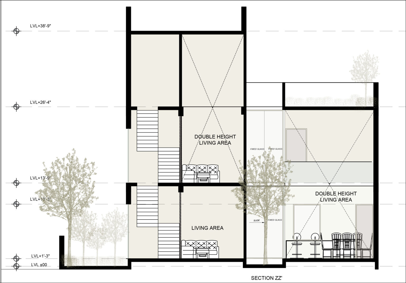 A Studio House Design Which Minimizes Internal Walls To Maximise ...