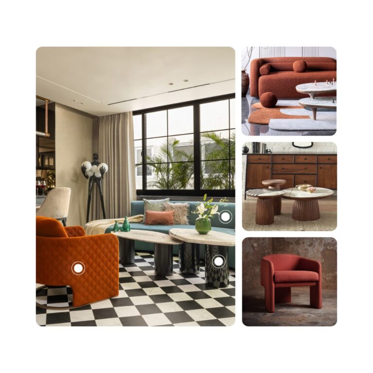 A Sanguine Symphony of Eclectic Style Interior Design in a Contemporary ...