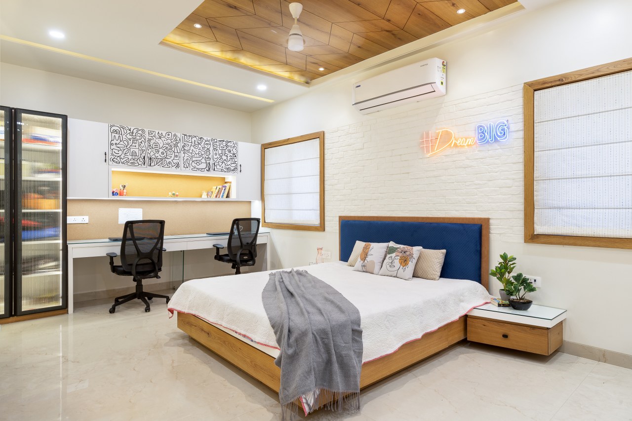 This Comfortable House is a Place to Unwind with Space for their Son to ...