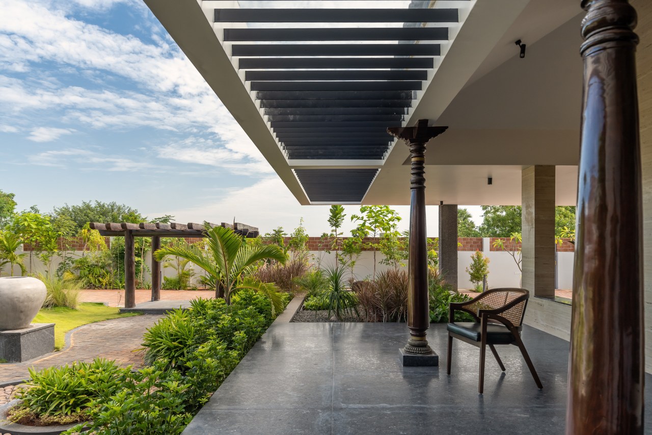 This Courtyard House Plan Stands as a Testament to Architectural ...