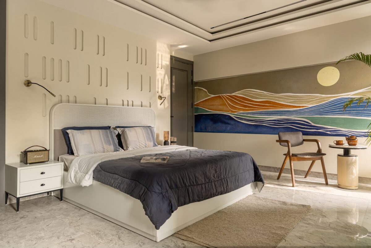 A Sanguine Symphony of Eclectic Style Interior Design in a Contemporary ...