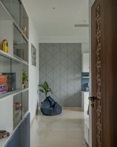 This Modern Four-bedroom Apartment Uses Complex Geometrical Patterns ...