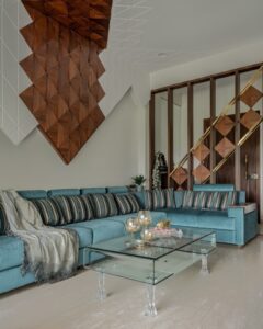This Modern Four-bedroom Apartment Uses Complex Geometrical Patterns ...