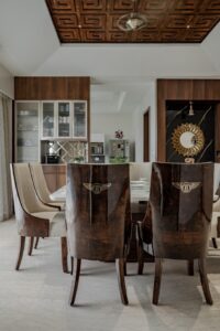 This Modern Four-bedroom Apartment Uses Complex Geometrical Patterns ...