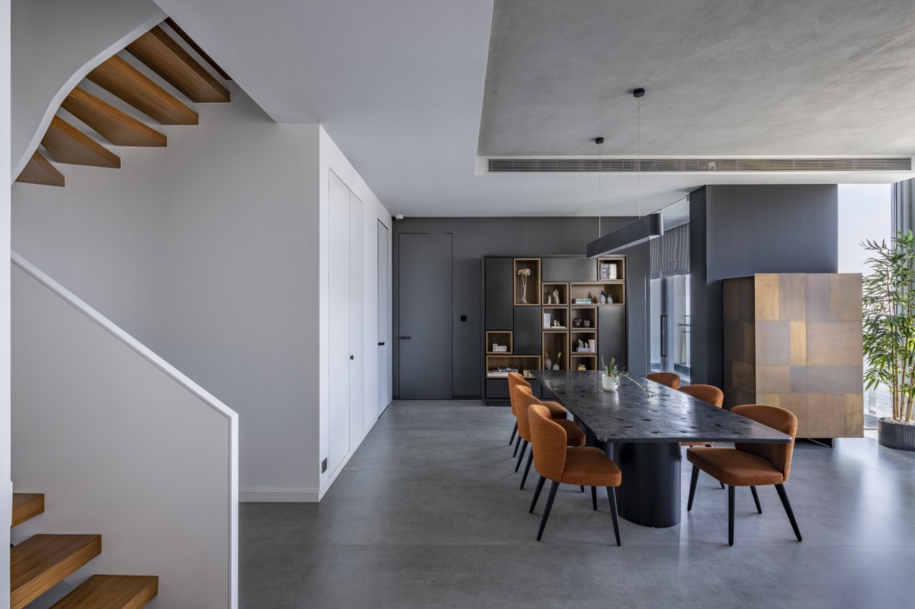 This Grey Abode On This High Rise Building Has Only The Bare ...