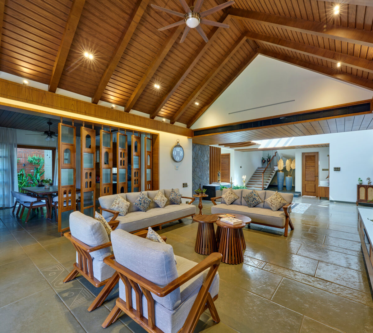 This Modern Tropical House is Nestled in a Dense Residential Colony ...