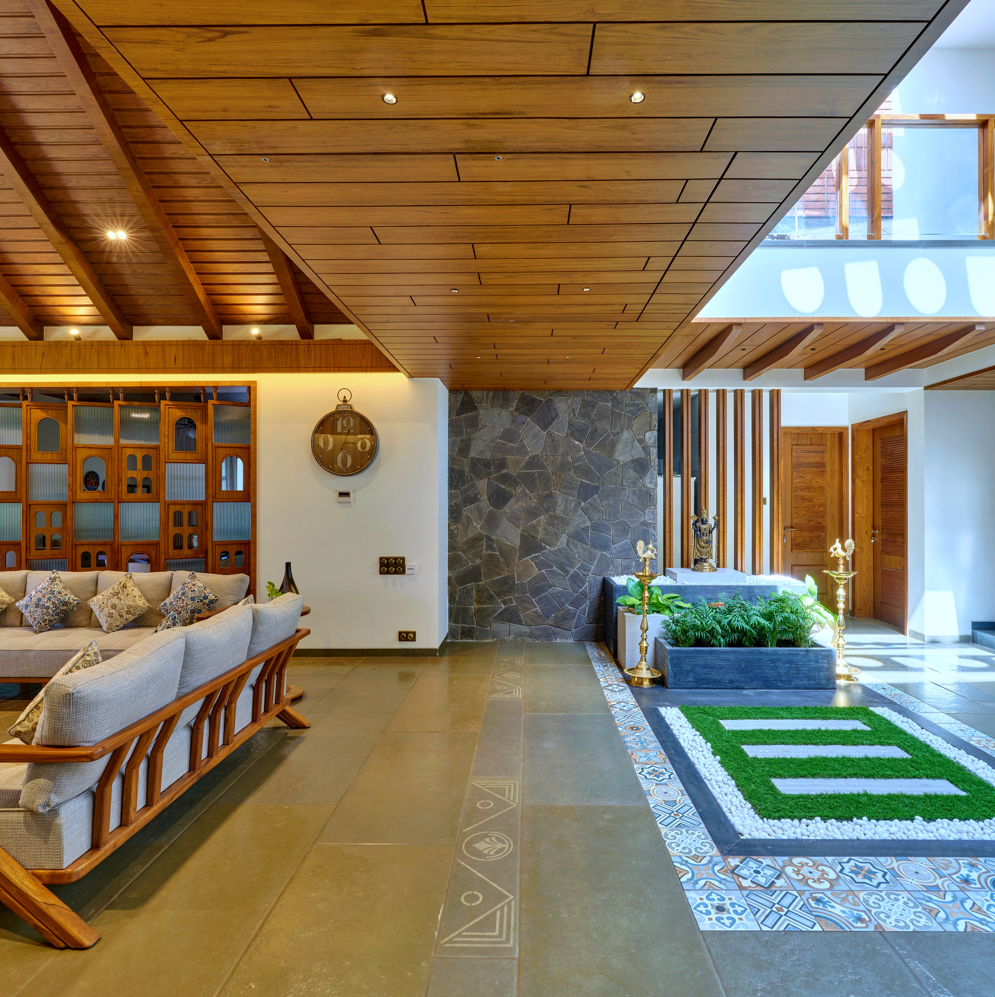 This Modern Tropical House is Nestled in a Dense Residential Colony ...