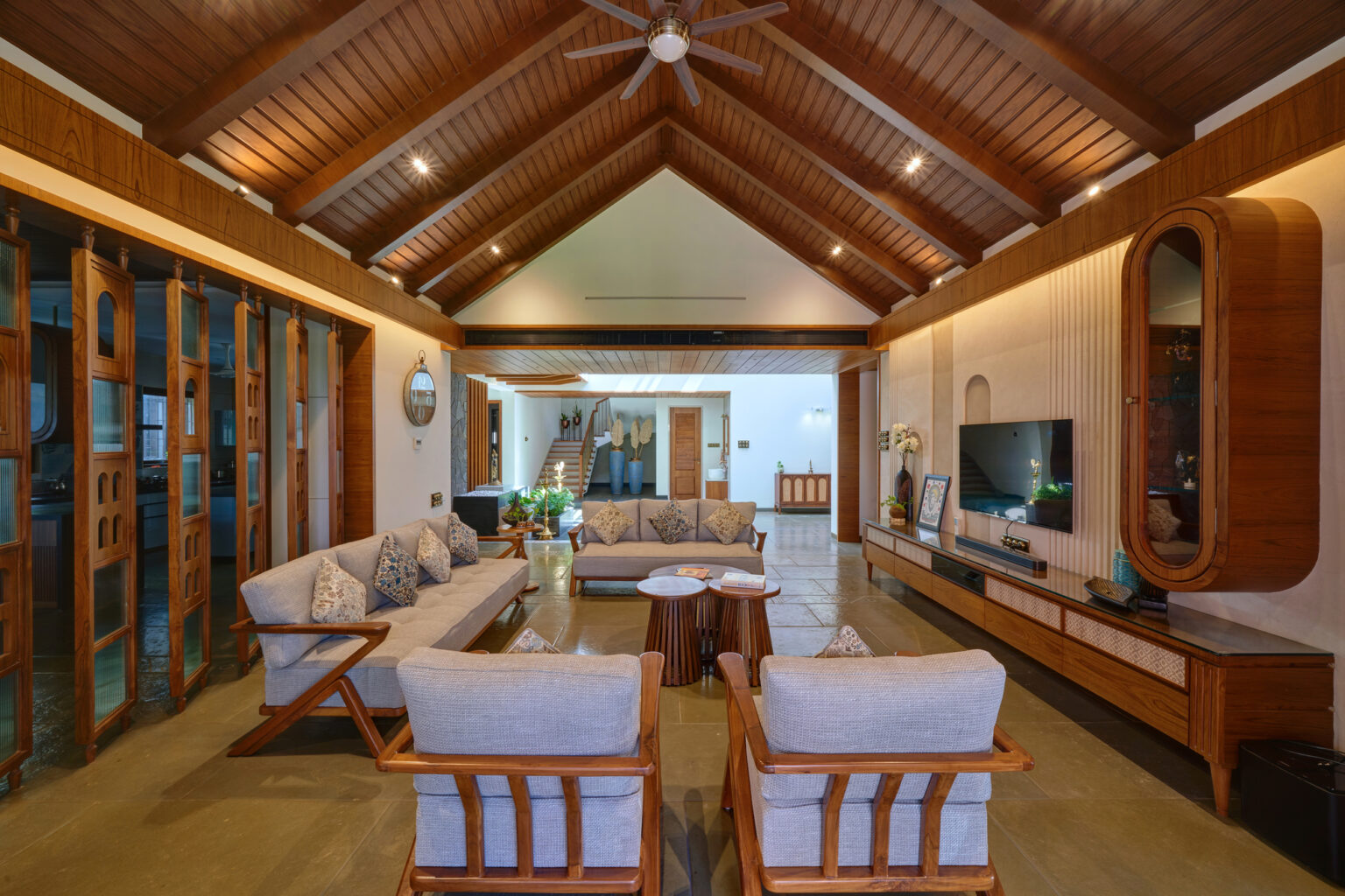 This Modern Tropical House is Nestled in a Dense Residential Colony ...