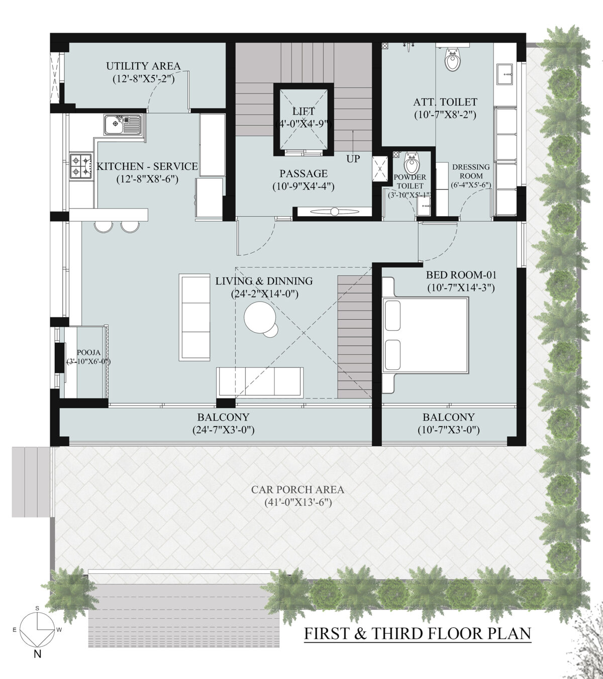 This Four Floor House Design Creates A Visual Impact With Natural Light ...