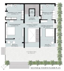 This Four Floor House Design Creates A Visual Impact With Natural Light ...