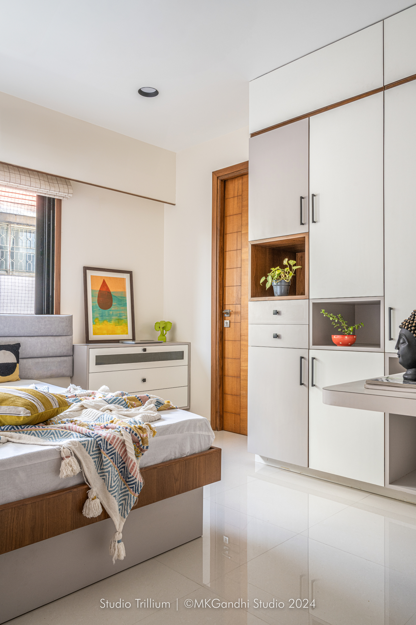 This 3BHK Interior Design is a Sanctuary of Contemporary Elegance ...