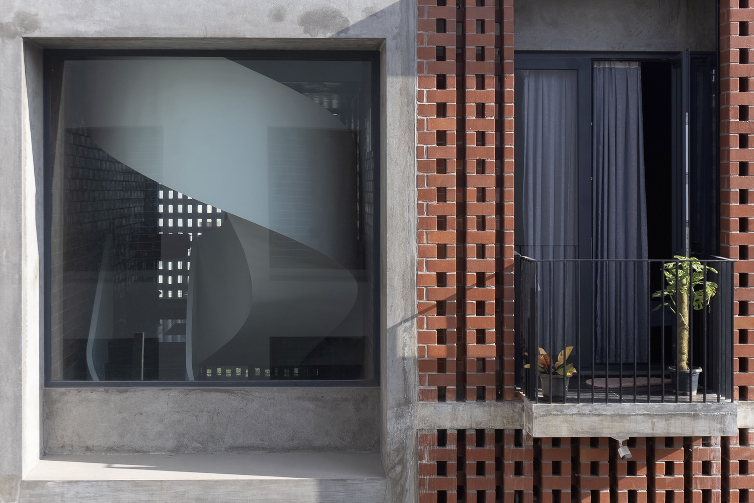 This Brick Modern House is a Sturdy Abode of Crude Charm | Shoulder Tap