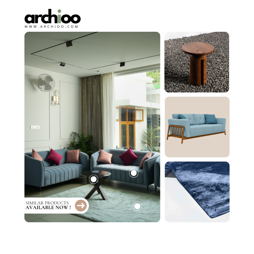 The Modern House Elevation Stands Out Through Its Lush Green ...