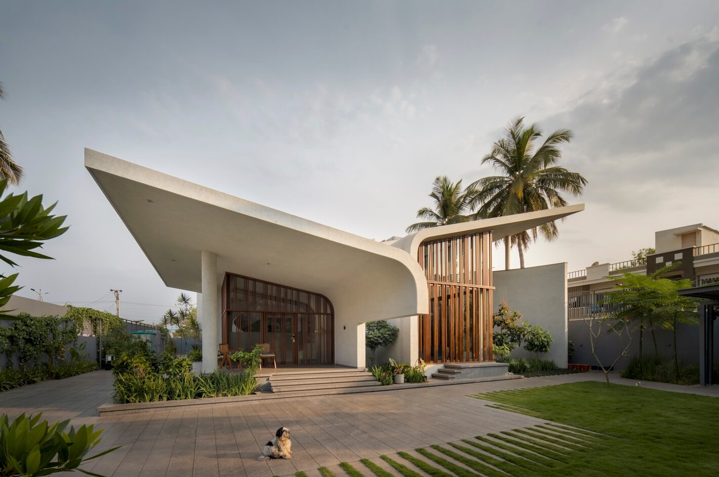 This House in Karnataka is Conceptualised as a Series of Volumes ...