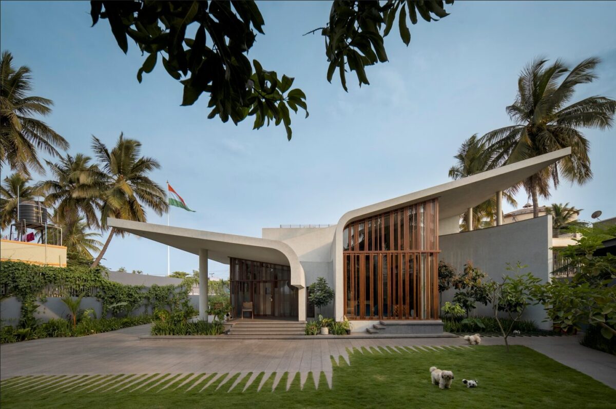 This House in Karnataka is Conceptualised as a Series of Volumes ...