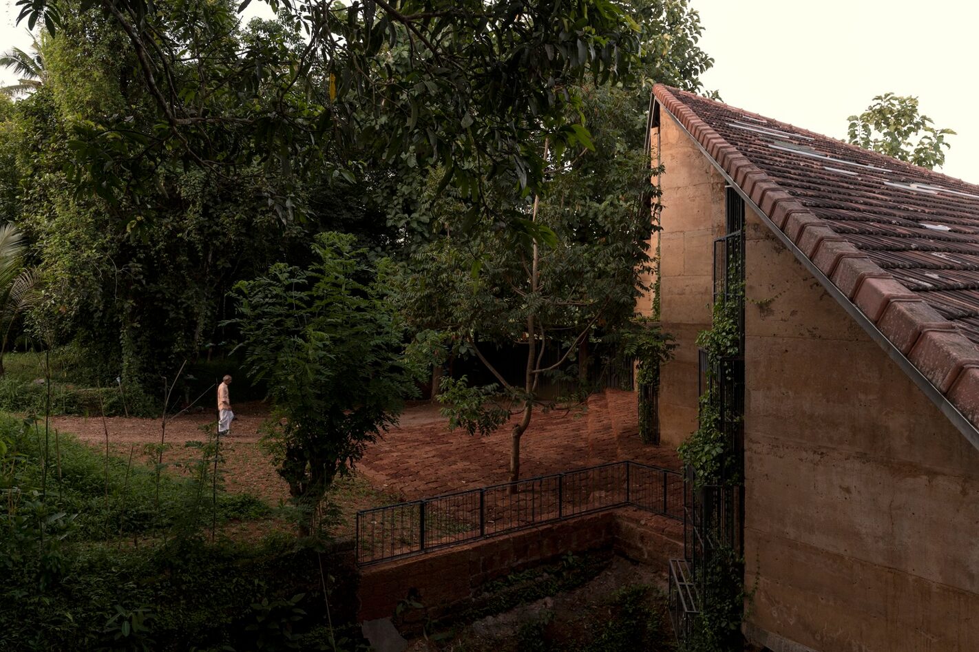 This Open Air Amphitheatre on a Kerala Roof Design is an Ideal Music ...