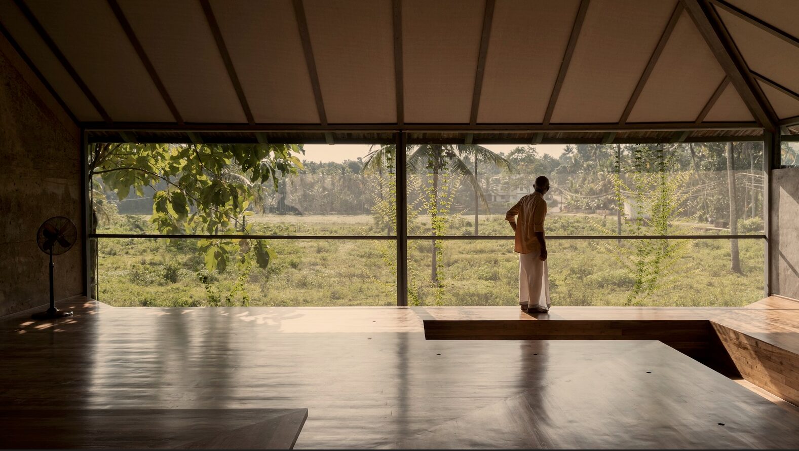 This Open Air Amphitheatre on a Kerala Roof Design is an Ideal Music ...