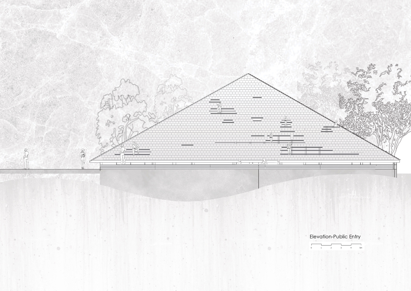 This Open Air Amphitheatre on a Kerala Roof Design is an Ideal Music ...