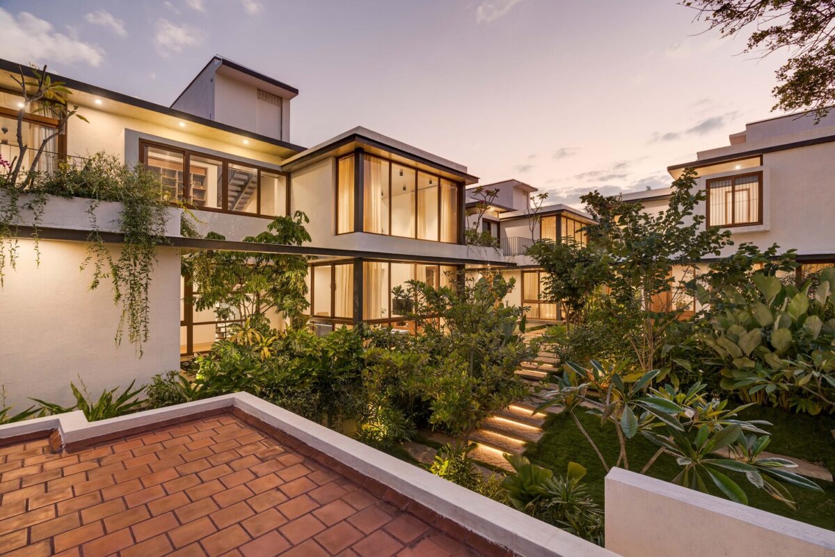 There Are Four Individual Homes Within A Large House Design | Avani ...