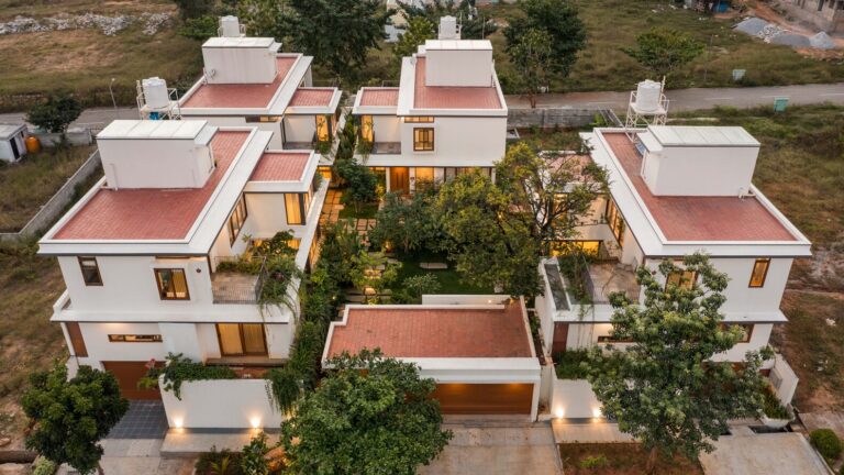 There Are Four Individual Homes Within A Large House Design | Avani ...