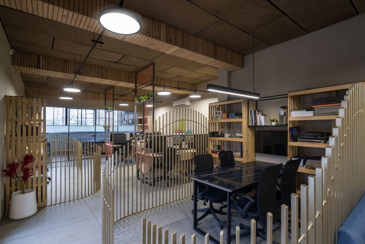 This Office with an Open Floor Plan Explores the Impact of Emotions ...